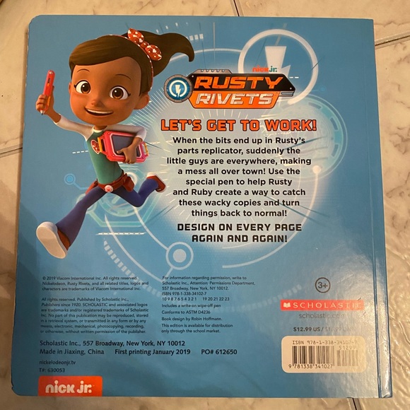 nick jr | Toys | Nick Jr Rusty Rivets Bits On The Fritz Activity Book ...